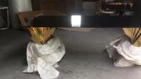 China Premium Hotel Restaurant Furniture Modern Art Natural Marble Metal Base Dining Table for sale