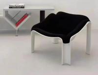 China Nordic Hotel Lobby Furniture Fiberglass Shaped Space Backrest Leisure Chair for sale