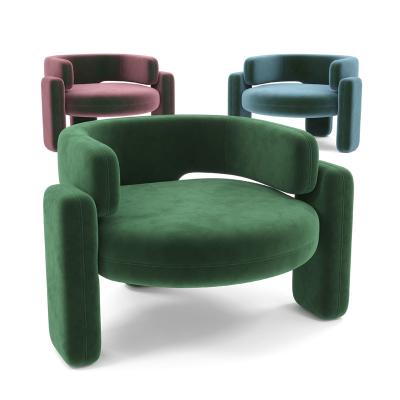 China Durable N Folded Hotel Lobby Furniture Curved Single Leisure Chair for sale