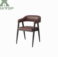 China Vintage Restaurant Leather Booth Sofa Chair Table Set For Coffee Shop Cafe Bar Hotel for sale