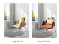 China Creative Custom Stainless Steel Dining Chair For Office Building for sale