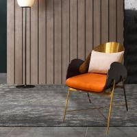 China Creative Custom Stainless Steel Dining Chair For Office Building for sale