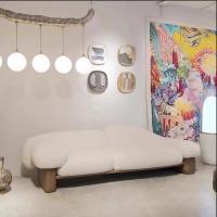 China Italian Minimalist Hotel Lobby Furniture Nordic Fabric Cloud Shape Light Luxury Curved Sofa for sale
