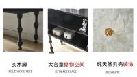 China Modern Living Room Cabinets Custom American Solid Wood Shell Decorative Cabinet for sale