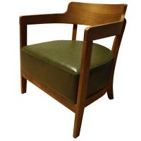 China Custom Dining Furniture Green Wood Chair Cafe Loft Table Hotel Restaurant Banquet for sale