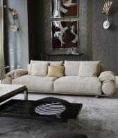 China Italian Visionnaire Villa Living Room Fabric Sofa Environmentally Friendly for sale