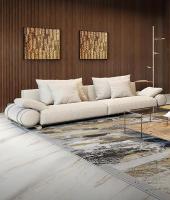 China Italian Visionnaire Villa Living Room Fabric Sofa Environmentally Friendly for sale