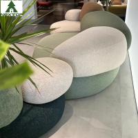 China Cobblestone Design Fabric Sofa Set Combination Living Room Lobby Pebble Sofa for sale