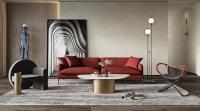 China Fashion Creative Hotel Lobby Furniture Reception Velvet Metal Lounge Chair for sale