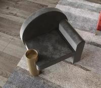 China Fashion Creative Hotel Lobby Furniture Reception Velvet Metal Lounge Chair for sale