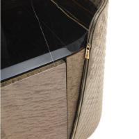 China 75 Inch TV Stand Set Modern Metal Luxury Room Furniture Marble Top Storage Cabinet for sale