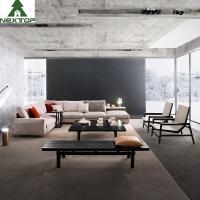 China Modern Solid Wood Frame Fabric L-Shaped Sofa Awaiting Area Negotiation Set for sale