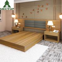 China Deluxe Hotel Double Single Room Bed King And Queen Guest Room Furniture for sale