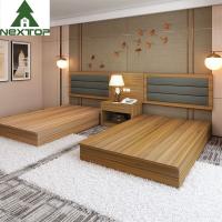 China Deluxe Hotel Double Single Room Bed King And Queen Guest Room Furniture for sale