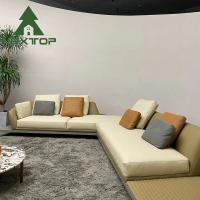 China Custom Interior Luxury Sofa Furniture Elegant Curved Floor Seating Sofa for sale