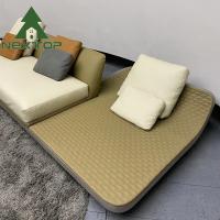 China Custom Interior Luxury Sofa Furniture Elegant Curved Floor Seating Sofa for sale