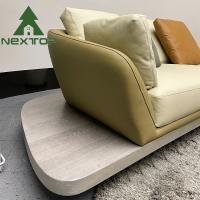 China Custom Interior Luxury Sofa Furniture Elegant Curved Floor Seating Sofa for sale