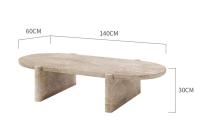 China Nordic Modern Hotel Furniture Natural Stone Coffee Table for sale