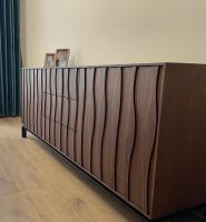 China Black Walnut High End Storage Cabinet Dining Sideboard Antique Vintage Style for sale