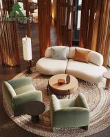 China OEM ODM Hotel Lobby Furniture Exquisite Waiting Area Negotiation Sofa Set for sale