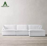 China Modern Fashion Outdoor Leisure Home Furniture Straight L Shape Sofa Set for sale
