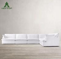 China Modern Fashion Outdoor Leisure Home Furniture Straight L Shape Sofa Set for sale