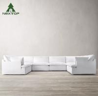 China Modern Fashion Outdoor Leisure Home Furniture Straight L Shape Sofa Set for sale
