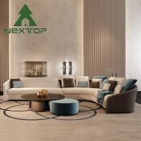 China One-Stop Solution fabric Sofa Design Italian Art Design Living Room Corner Set for sale