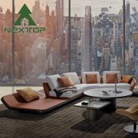 China Hotel Guests Corner Sofa Sales Office Reception Area L-Shaped  Negotiation sofa for sale