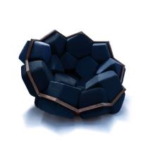 China New Designer Creative Molecular Ball Sofa Chair With Velvet Fabric for sale