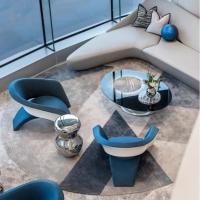 China Creative Black Hotel Lobby Furniture  Leather Aircraft Chair Leisure And Public Cafe for sale