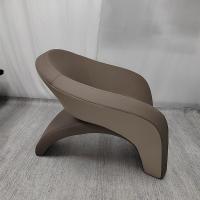 China Creative Black Hotel Lobby Furniture  Leather Aircraft Chair Leisure And Public Cafe for sale