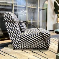 China Italian Simple Single Sofa Chair Fabric Leisure Tiger Arm Chair for sale