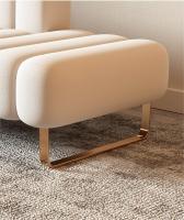 China Modern Velvet Fabric Backrest Bedside Stool Bedroom Toffee Chair Lazy Sofa for sale