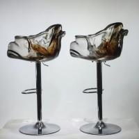 China Lifting Senior Restaurant Home Office Bar Chair Petal Transparent for sale