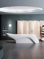 China White Lacquered Fiberglass Reception Desk For Hotel Lobby Beauty Salon for sale