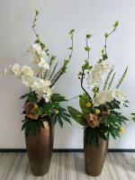 China Ground Vase Standing Floor Planter Creates Hotel Commercial Area Standard for sale
