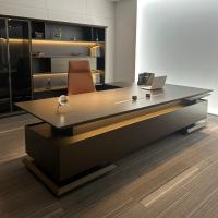 China High-End Boss Desk And Chair Set For Listed Company President Desk for sale