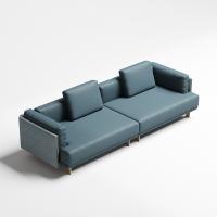China Modern Luxury Hotel Reception Sofa Solid Wood Frame Negotiation Sofa for sale
