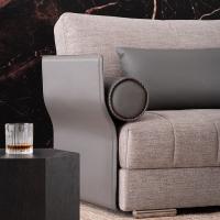 China High End Hotel Lobby Furniture Lounge Fabric Relaxing Lazy Togo Unit Sofa Set for sale