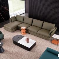China Modern Style Sectional Sofa L Shape Couch With Chaise Lounge Hotel Sofa Set for sale