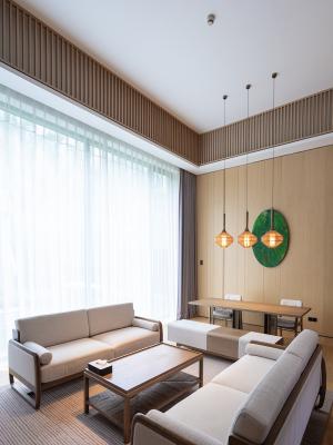 China High Standard Hotel One Stop Furniture Decoration Lobby Suite Custom for sale