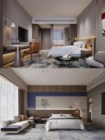 China Multi Type Hotel Suite Deluxe Bedroom Furniture Light Color for sale