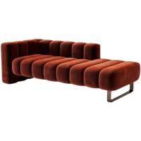 China Custom Velvet Recliner Sofa Hotel Rooms Furniture Luxurious And Cosy for sale