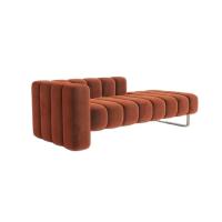 China Custom Velvet Recliner Sofa Hotel Rooms Furniture Luxurious And Cosy for sale