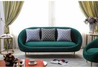 China Modern Fashion Hotel Guest Room Velvet Sofas Undertake Hotel Projects for sale