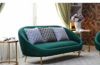 China Modern Fashion Hotel Guest Room Velvet Sofas Undertake Hotel Projects for sale