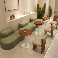 China High End Besopke Leisure Sofa Coffee Table Free Combination Set Green Beige Color for sale