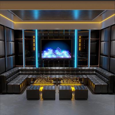 China High Grade Multi Function Bar Hotel Coffee Table With Black Sofa Set for sale