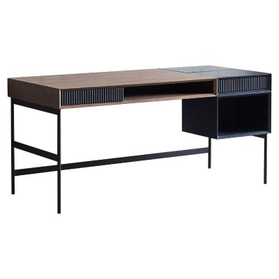 China Walnut Study Computer Desk With Chair Set For Hotel Study Home Office for sale